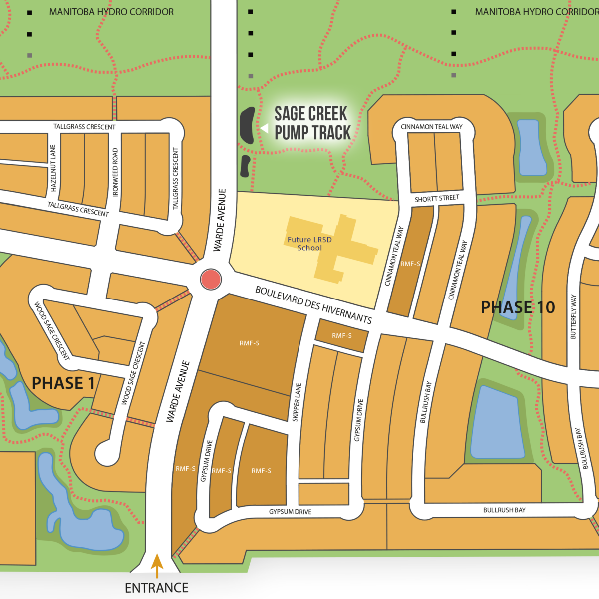 Capasso Pump Track in Sage Creek - Sage Creek, Winnipeg MB